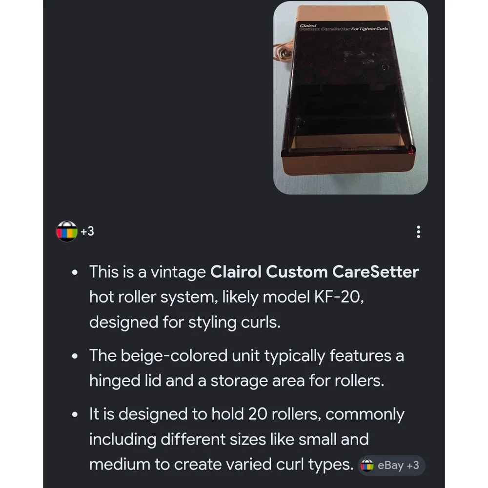 clairol | Hair | Vintage Clairol Custom Caresetter For Tighter Curls ...